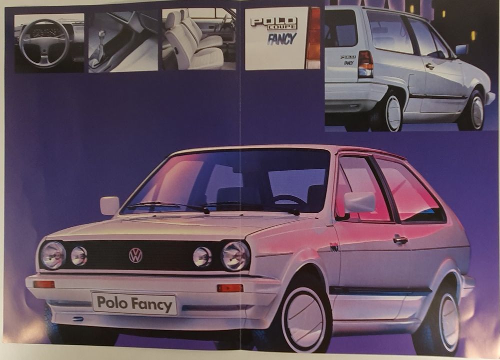 Autoprospekt von VW Polo Coupe und VW Fancy von 1991 (Gebraucht) in ...