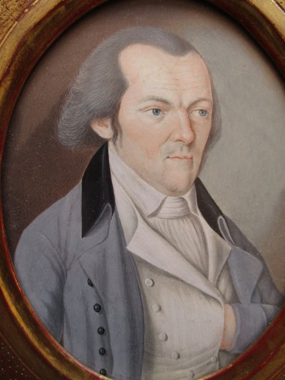 Antikes Miniatur Portrait Edelmann | Kaufen auf Ricardo