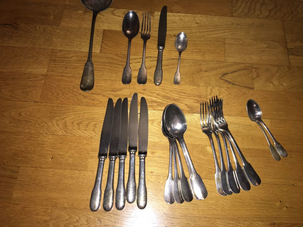 Besteck Christofle Cluny versilbert um 1960 | Kaufen auf Ricardo