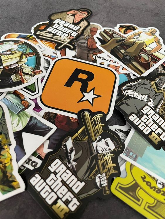 50x GTA | Grand Theft Auto Sticker / Aufkleber (Neu (gemäss ...