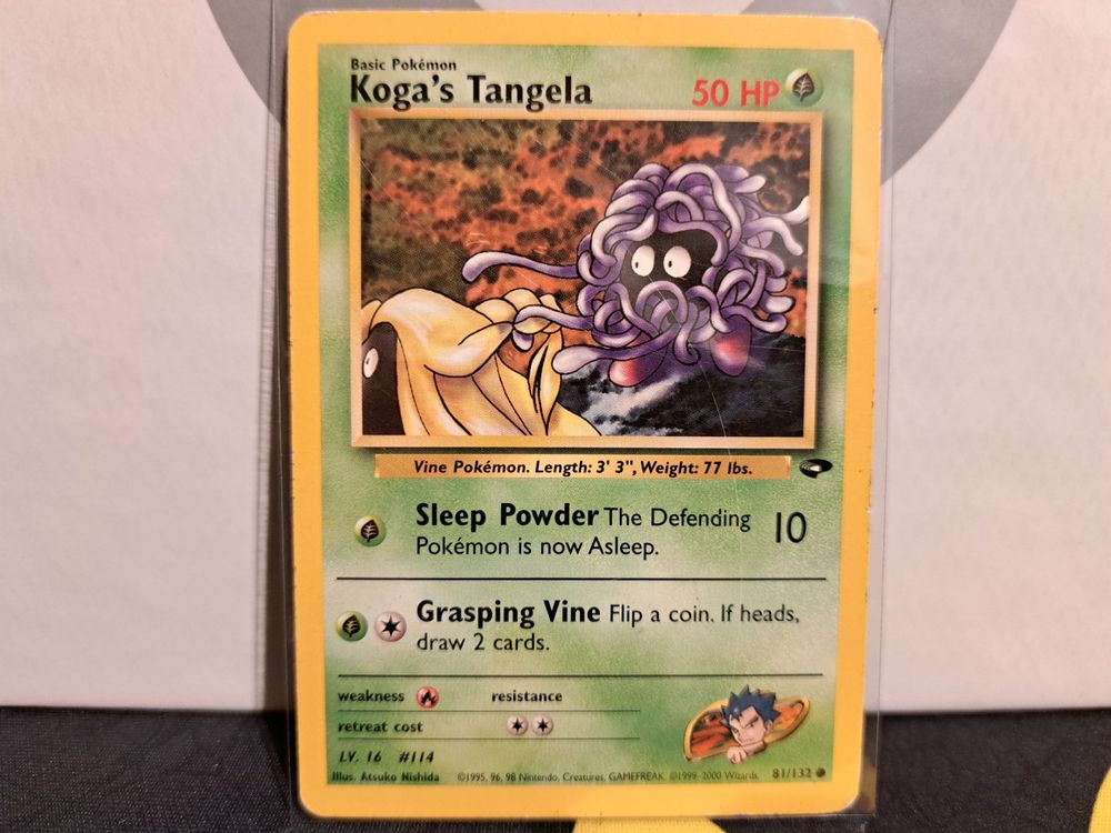 KOGA'S TANGELA GYM CHALLENGE POKEMON KARTE 2000 (Gebraucht) in ...