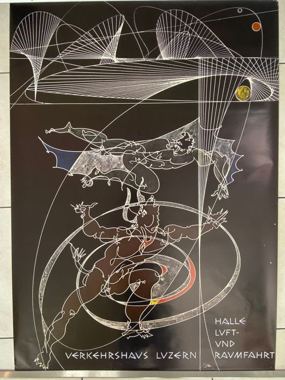 Hans Erni Plakat Verkehrshaus Luzern (Gebraucht) in Vaduz für CHF 60 – mit Lieferung auf Ricardo ...