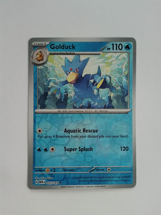 Golduck Entoron - REVERSE HOLO - Pokemon 151 Mew (D'occasion) à ...