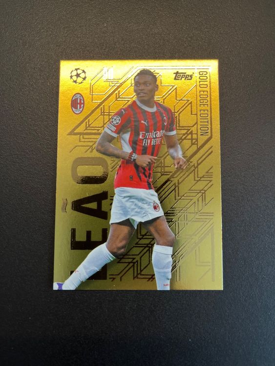 Topps Match Attax 2024/25 Gold Edge Edition Rafael Leao (Neu (gemäss Beschreibung)) in oberrüti ...