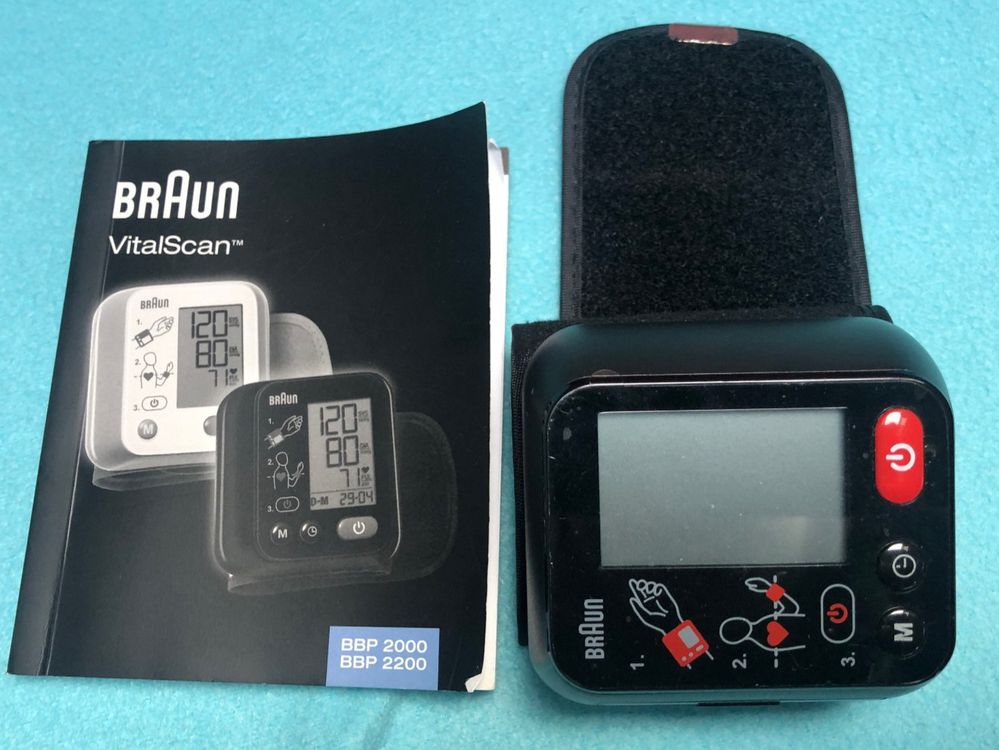 Blutdruckmessgerät am Handgelenk Braun VitalScan3 | Kaufen auf Ricardo