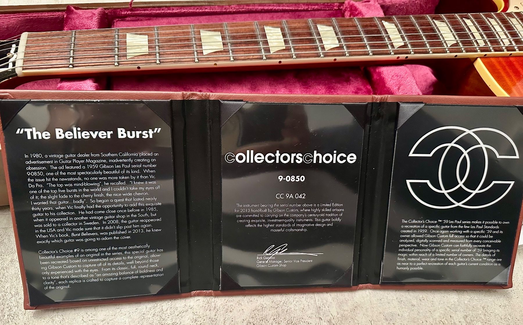 Gibson Collectors Choice #9 "BelieverBurst"59 Vic DaPra Aged (Gebraucht ...