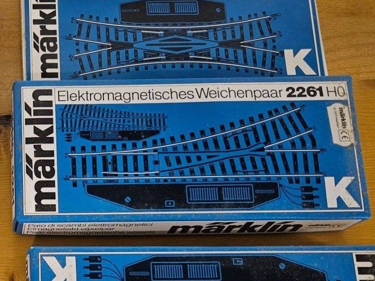 Weichenpaar von Märklin H0 gemäss Foto, Märklin 2261 (Neu (gemäss Beschreibung)) in Neuendorf ...