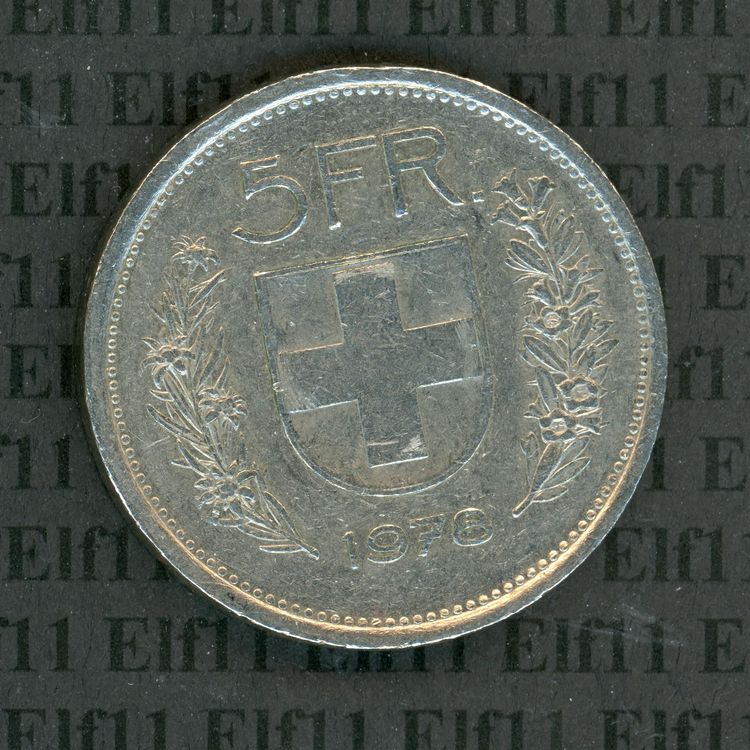 CHF___5.00 1978 -vz 5 Franken (Gebraucht) in Widnau für CHF 10 – mit Lieferung auf Ricardo kaufen