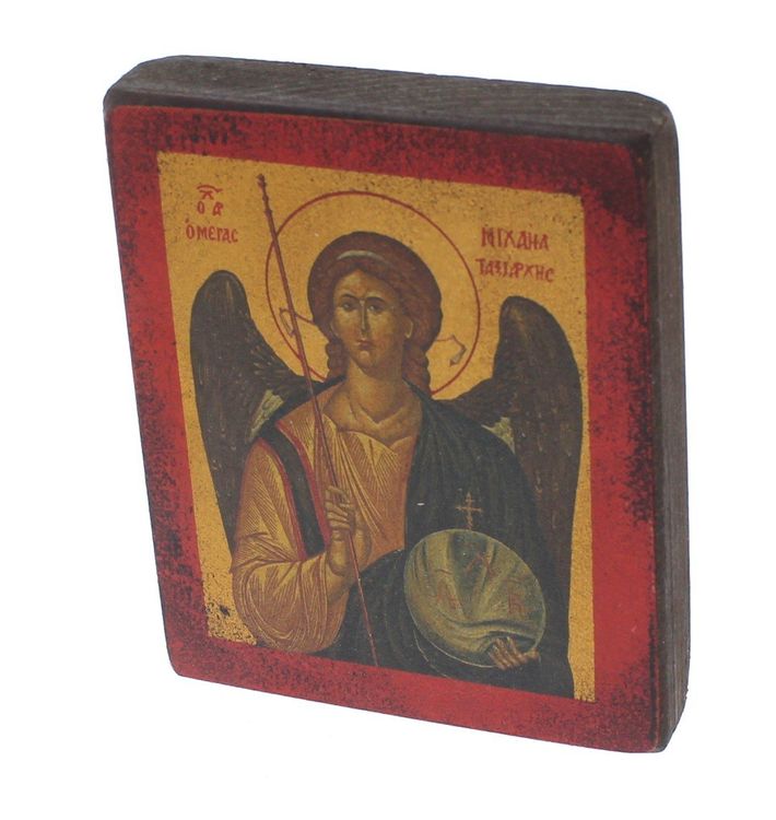 byzantinische Ikone von Erzengel Michael (Gebraucht) in Kägiswil für CHF 9 – mit Lieferung auf ...