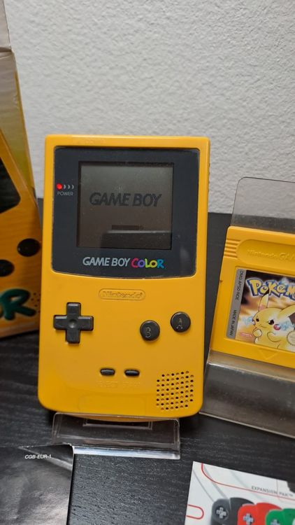 Game Boy Color Gelb OVP + Pokemon Gelb Deutsch (Gebraucht) in ...