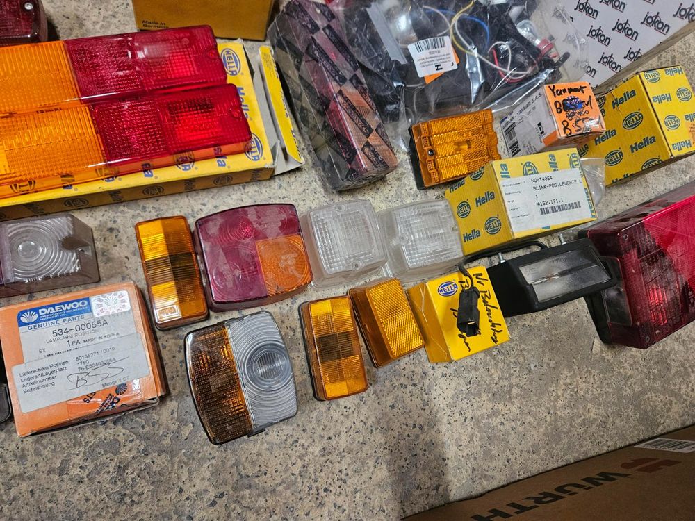 Baumaschinen Anhänger Lampen Blinker Scheinwerfer Pos licht (Neu ...