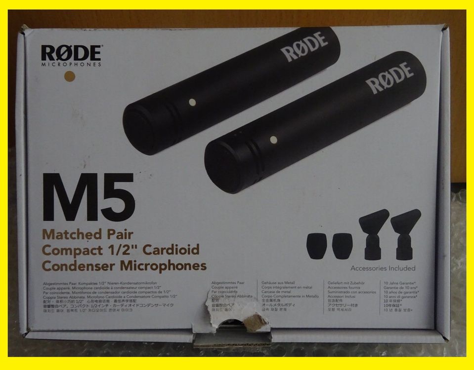 RODE Microphones M5 Matched Pair Nieren-Kondensatormikrofon (Gebraucht ...