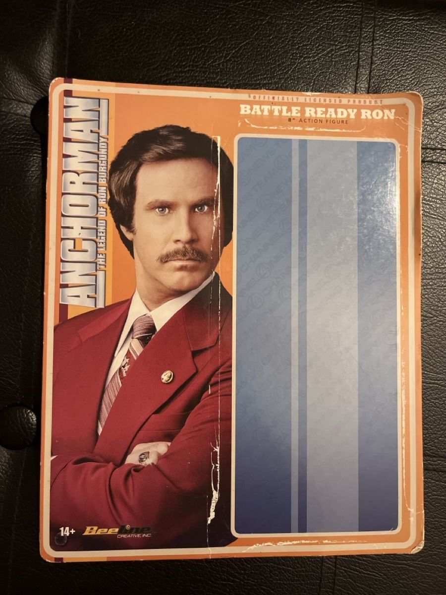 Anchorman Ron Burgundy Will Ferrell Action Figure Figurine (Neu (gemäss ...