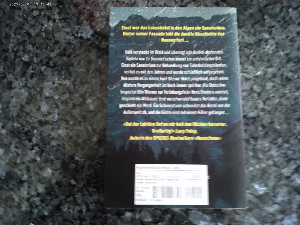 Das Sanatorium von Sarah Pearse (Gebraucht) in reitnau für CHF 3 – nur ...