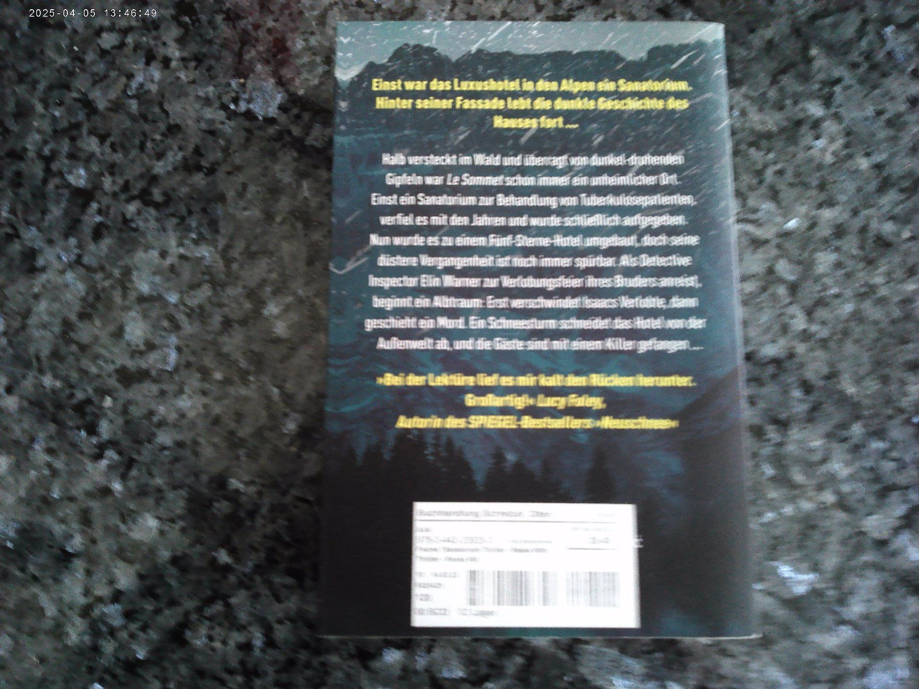 Das Sanatorium von Sarah Pearse (Gebraucht) in reitnau für CHF 3 – nur ...