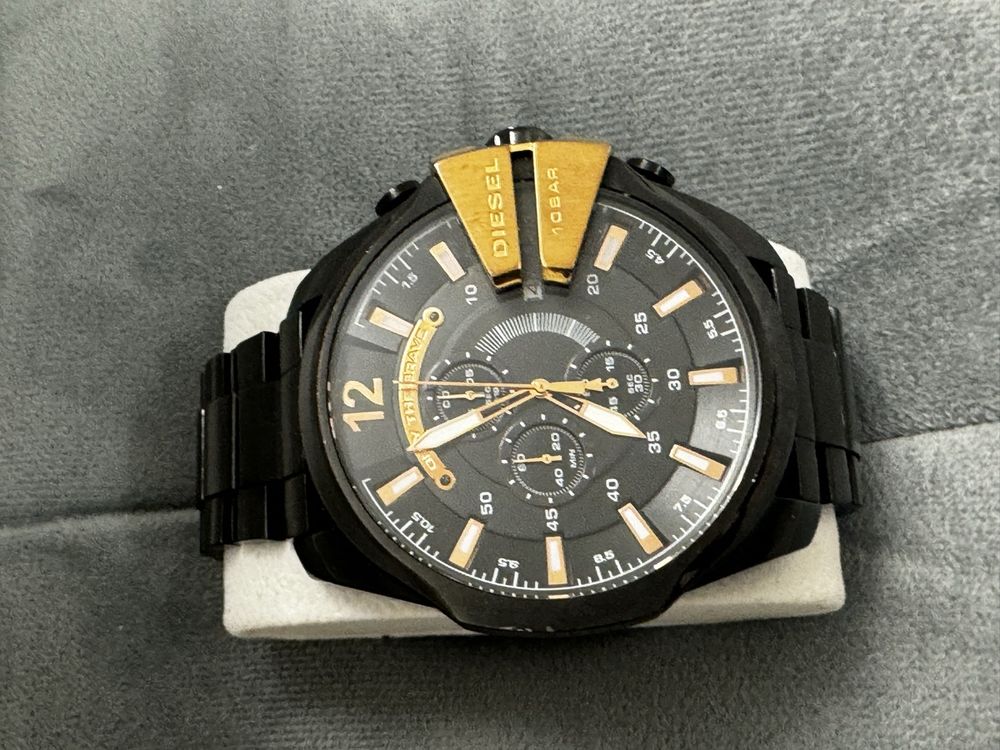 Diesel Herrenuhr Mega Chief Chronograph DZ4318 (Gebraucht) in ...