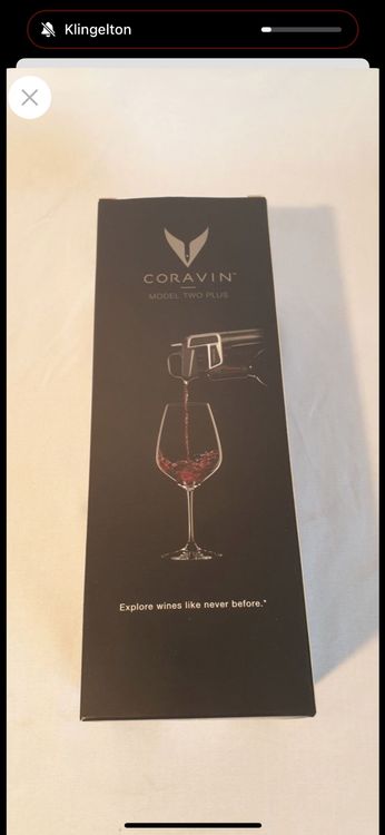 Coravin Model 2 Plus Weinssystem (Gebraucht) in Dietikon für CHF 120 ...