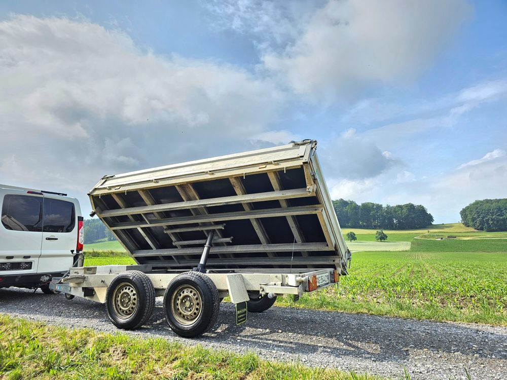 3-Seiten Kippanhänger Saris ZW3500 / Baggeranhänger 3500 kg (Gebraucht ...