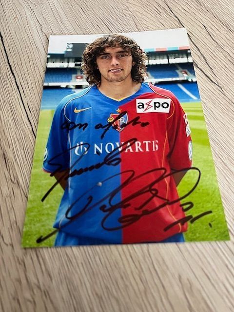 Fc Basel Matías Delgado original Autogramm auf Foto (Gebraucht) in ...