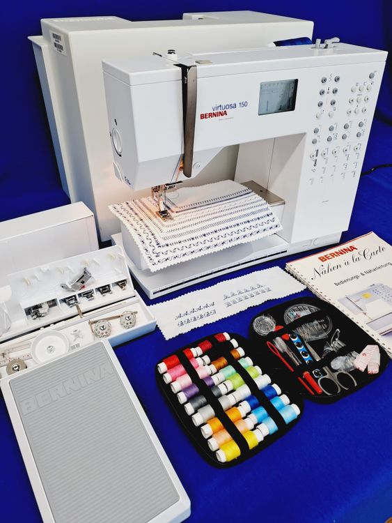 BERNINA VIRTUOSA 150 WIE NEU GARANTIE 3MT FRISCH REVIDIERT (Gebraucht ...