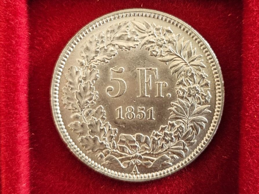 5 Franken 1851 (Gebraucht) in Unterterzen für CHF 270 – mit Lieferung auf Ricardo kaufen