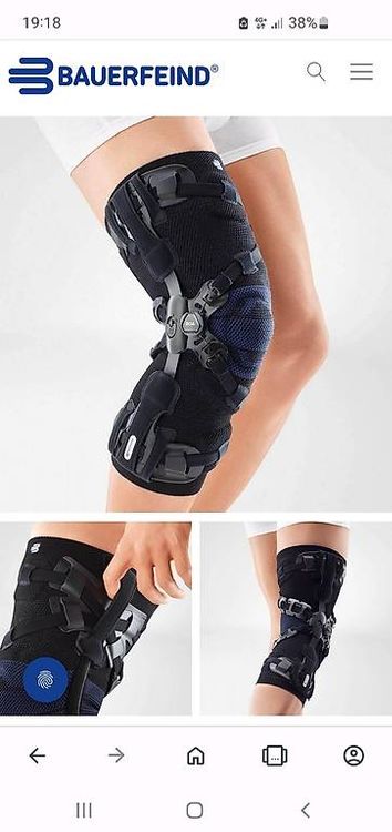 BAUERFEIND GENUTRAIN OA KNEEBRACE . | Kaufen auf Ricardo
