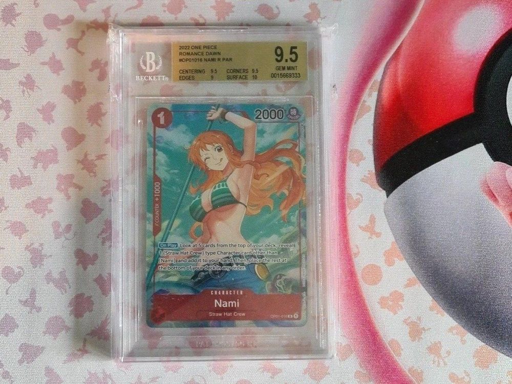 One Piece TCG: Romance Dawn - Nami R PAR -OP01- (EN) BGS 9.5 | Kaufen auf Ricardo