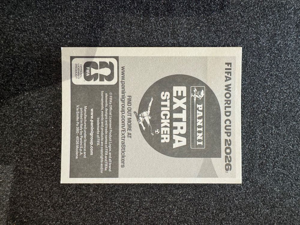 Cristiano Ronaldo GOLD Extra Sticker WM 2026 (Neu (gemäss Beschreibung ...