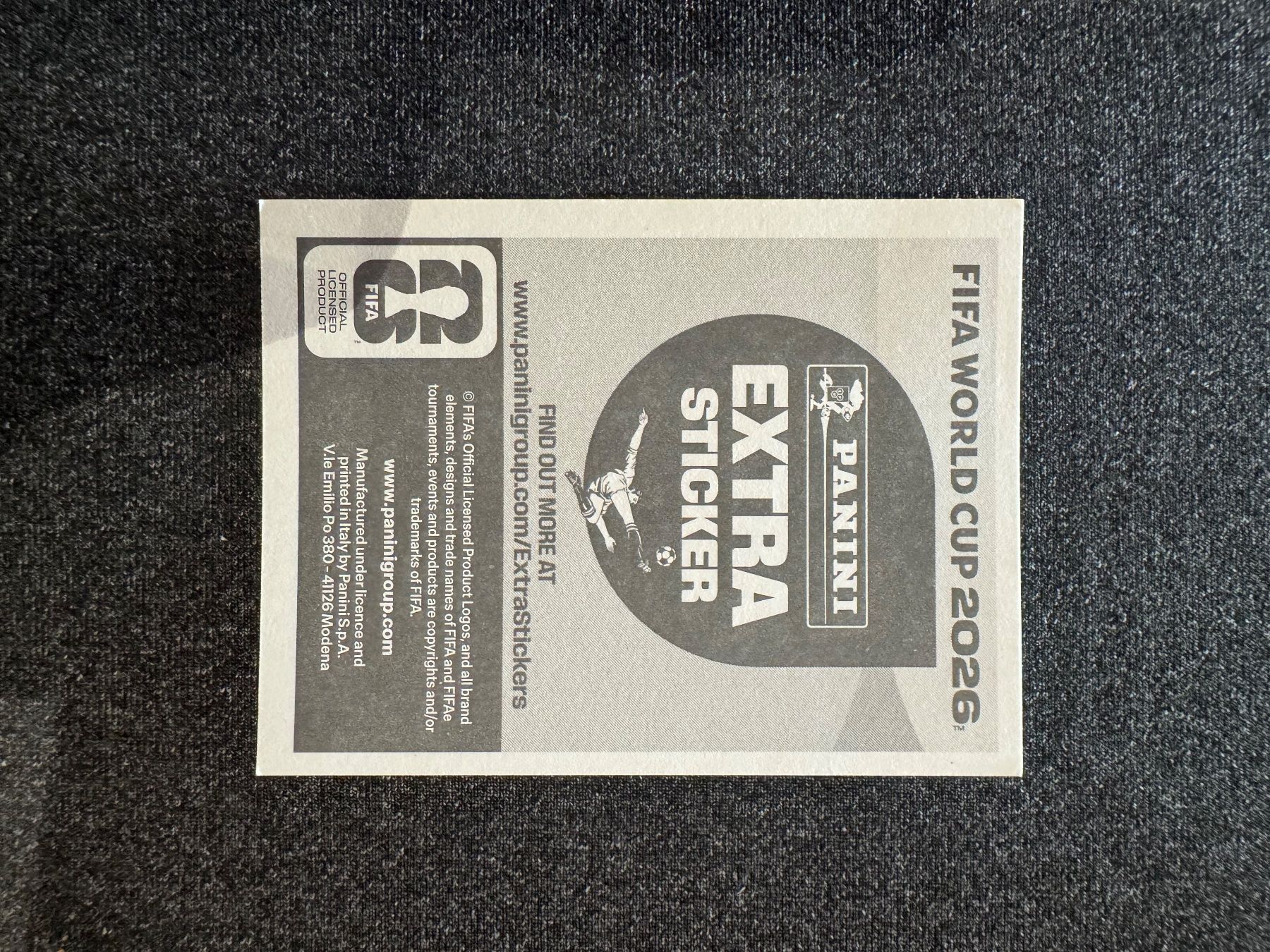 Cristiano Ronaldo GOLD Extra Sticker WM 2026 (Neu (gemäss Beschreibung ...