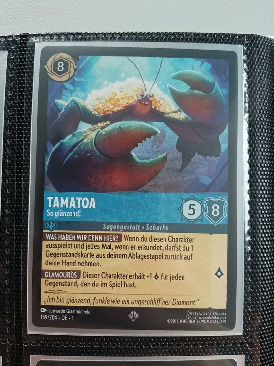 Tamatoa Super Rare - Lorcana The First Chapter DEUTSCH (Gebraucht) in ...