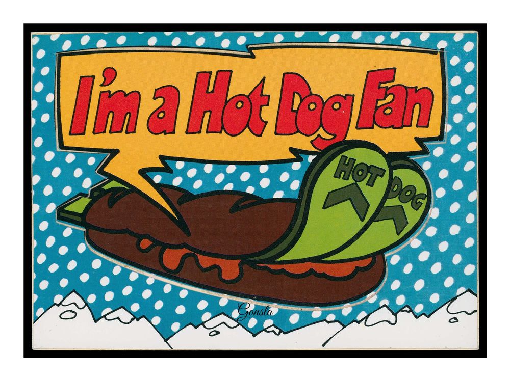 I’M A HOT DOG FAN "Washable Aufkleber-Autocollant Lavable" (D'occasion ...