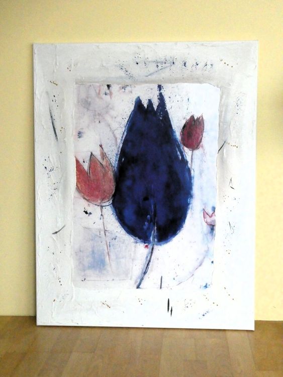 Bild Grosse Blaue im Tulpenfeld von Ursula Meyer-Petersen (Gebraucht ...