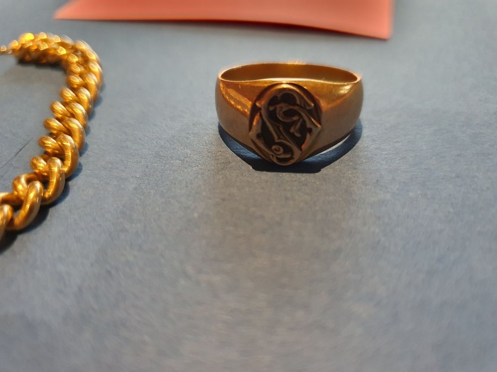 1 Armband und 1 Ring aus Gold / aus Nachlass (Gebraucht) in Schlossrued ...