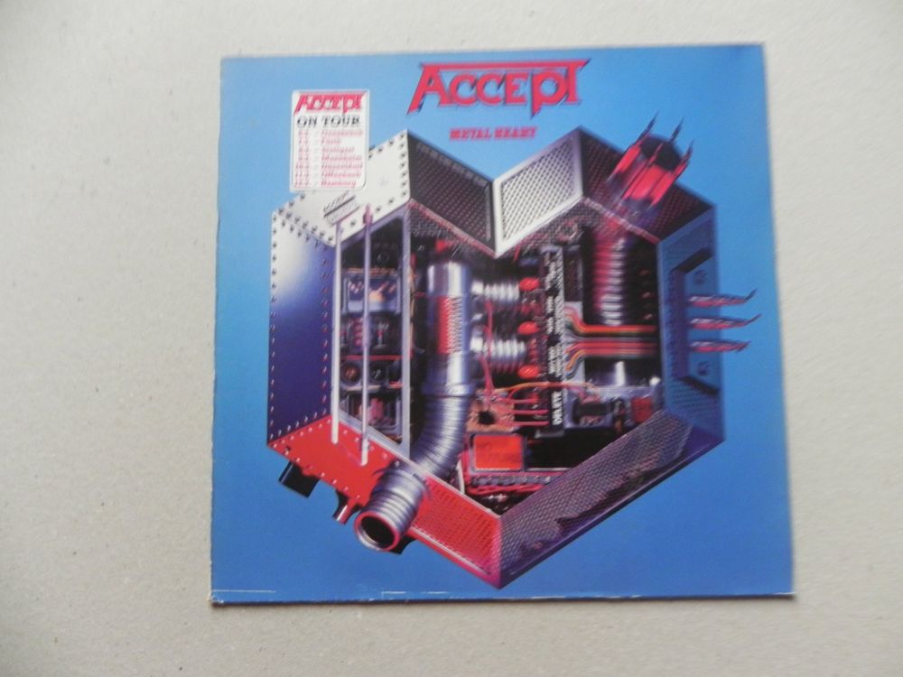 LP Deutsch DE Heavy Metal Band Accept 1985 Metal Heart | Kaufen auf Ricardo
