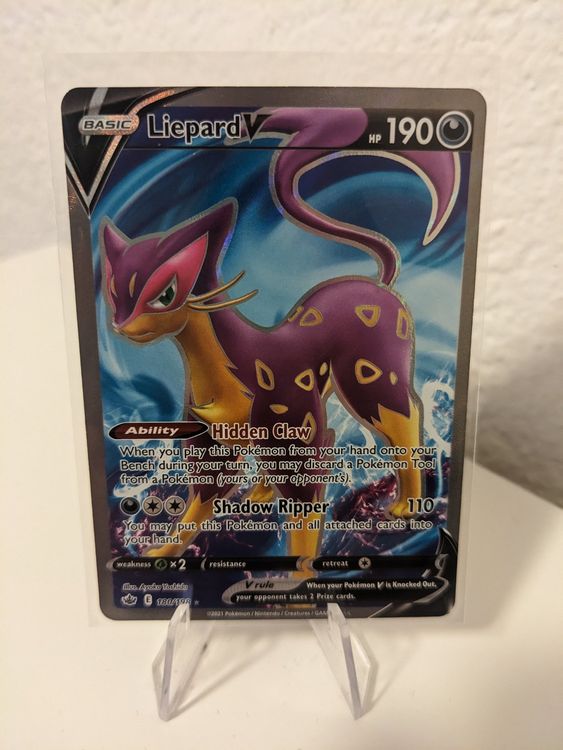 Pokemon Chilling Reign - Liepard V 180/198 ( EN ) ab 1Fr!!! | Kaufen ...
