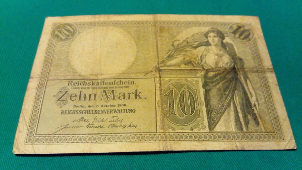 Deutsche Reich ZEHN Mark 1906 | Kaufen auf Ricardo