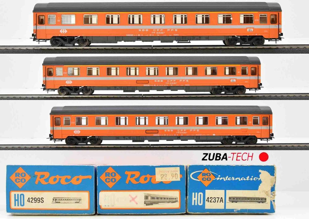 Roco 3x Eurofima-Personenwagen SBB H0 GS mit OVP (Gebraucht) in St. Gallen für CHF 49 – mit ...