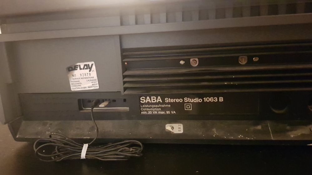 Saba stéréo studio 1063 (Gebraucht) in Vallorbe für CHF 30 – mit ...