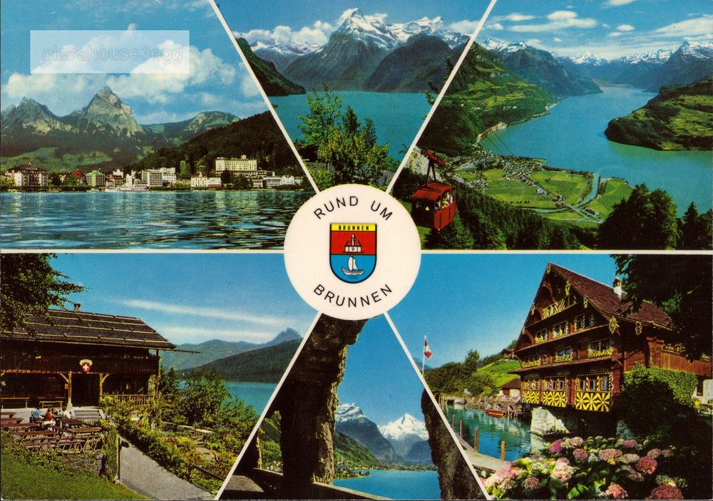 AK Brunnen, Urirotstock, Urnersee, Rütli, Axenstrasse, Treib (Gebraucht) in Eggersriet für CHF 1 ...