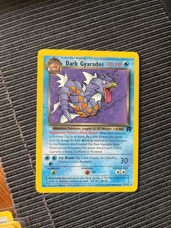 Pokemon Dark Gyarados non Holo Team Rocket excellent (Gebraucht) in Wabern für CHF 23 – mit ...