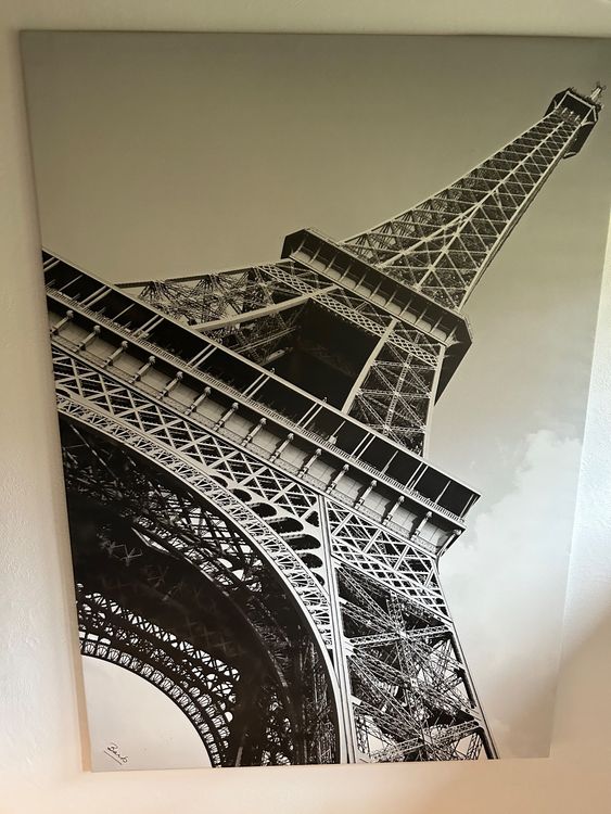 Bild Eiffelturm Ikea aufgespannt 1.4 x 2 Meter | Kaufen auf Ricardo
