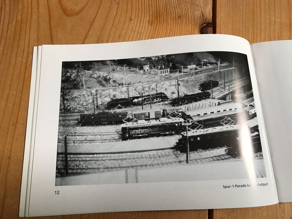 brochure: die alte anlage des modelleisenbahn-clubs basel (Gebraucht ...