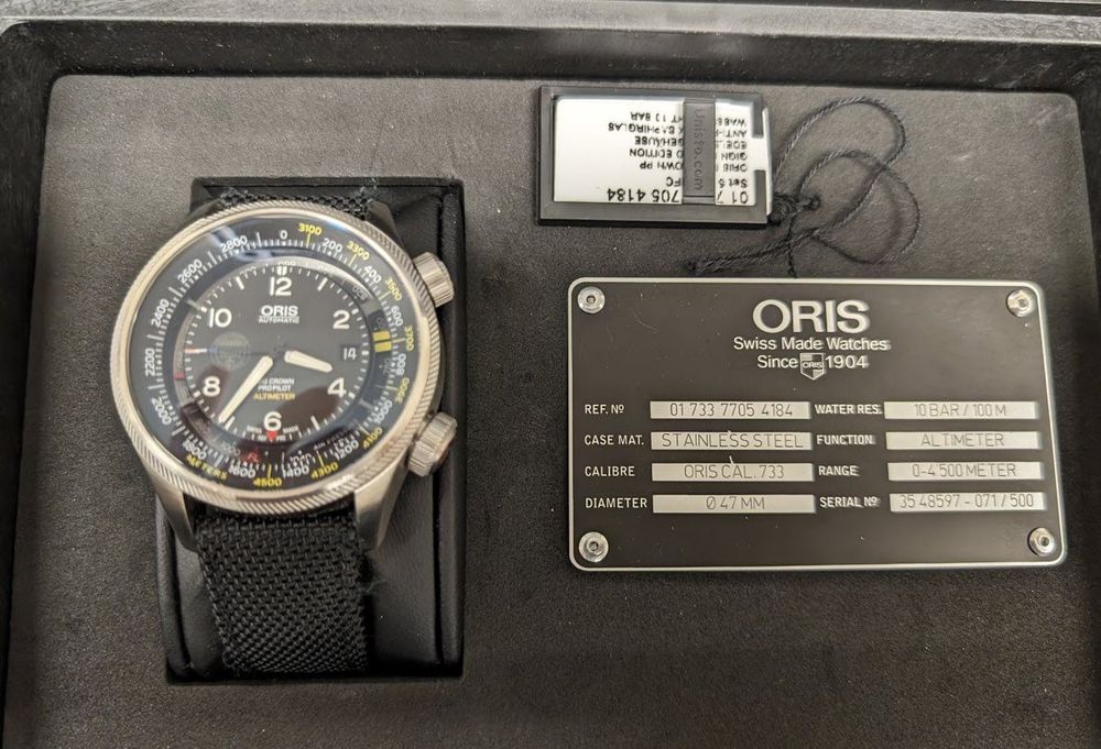 ORIS GIGN Sonderedition Altitude Pilot Watch | Kaufen auf Ricardo