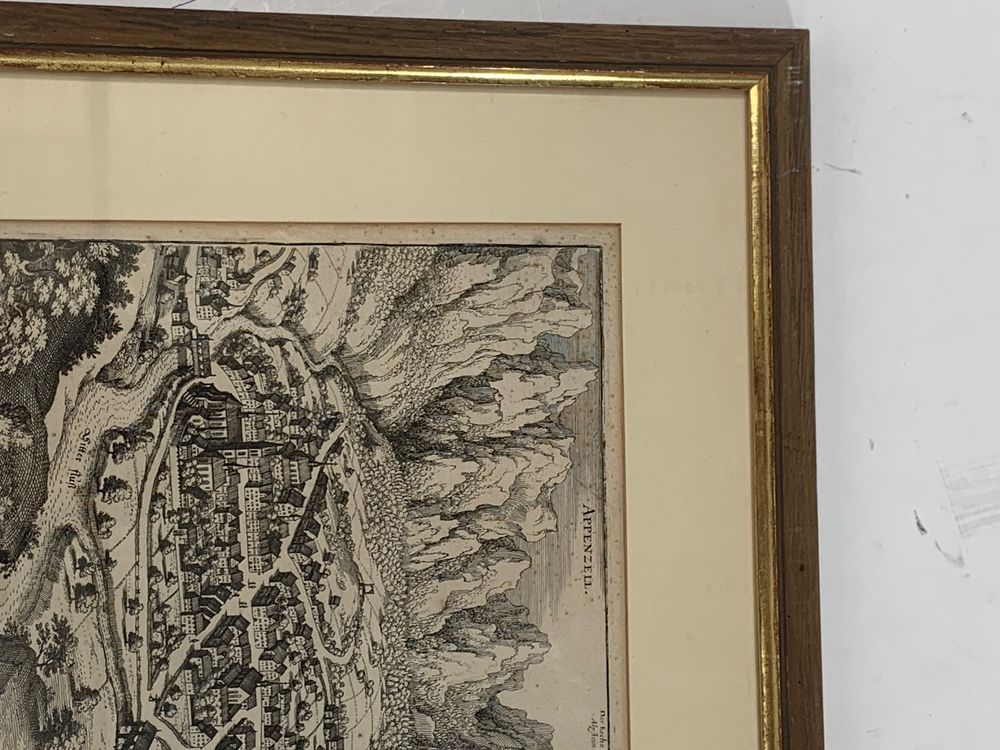 Matthäus Merian (1593-1650) Appenzell /Herissaw Stich | Kaufen auf Ricardo