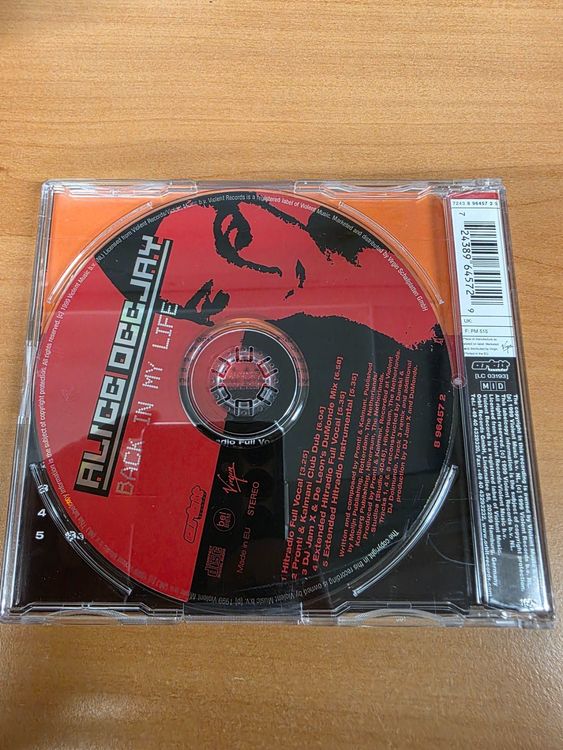 CD Single - Alice Deejay – Back In My Life (Gebraucht) in Biberist für ...