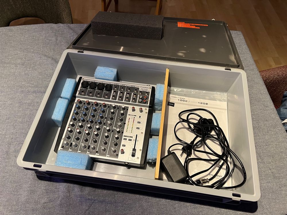 Phonic MM1202 Mischpult inkl. BOX AB 1.- | Kaufen auf Ricardo