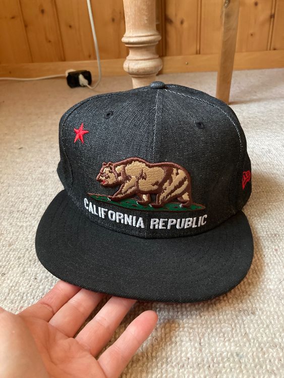 Baseball Cap dunkelgrau New Era California Republic (Neu (gemäss ...