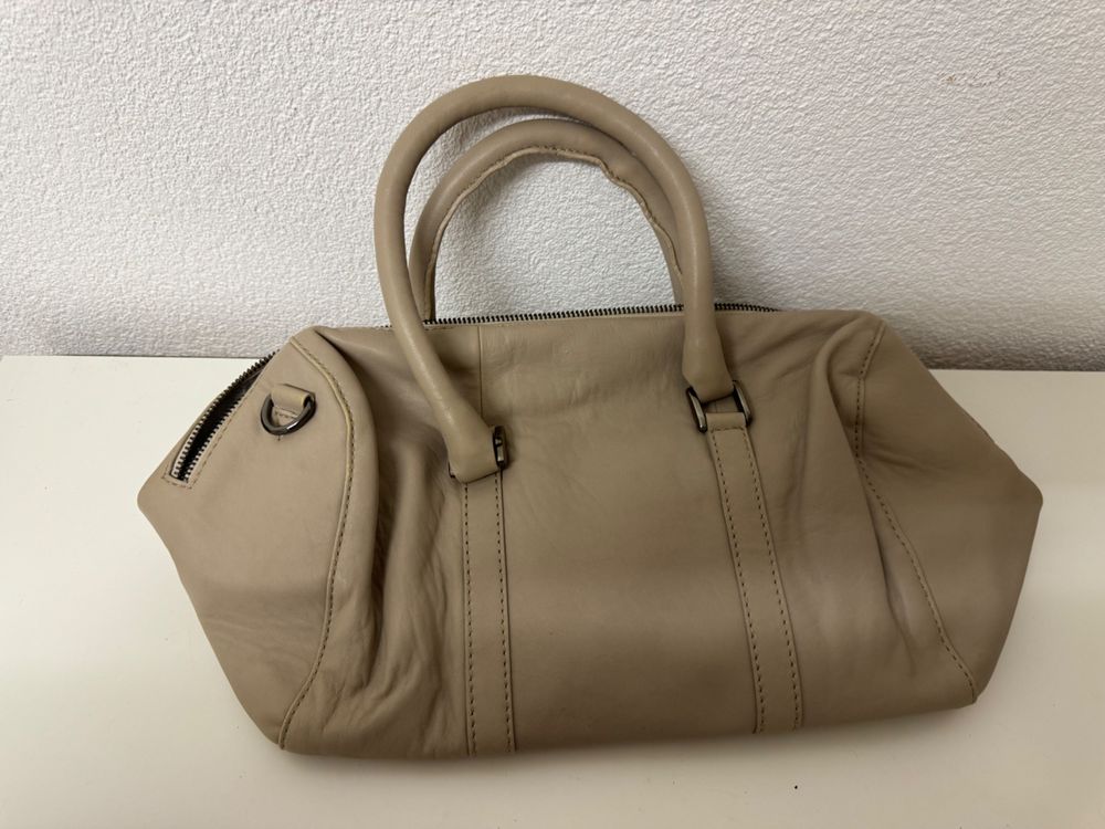 Tasche, Beige/leder | Kaufen auf Ricardo