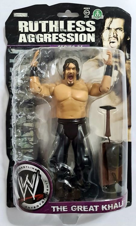 WWE The Great Khali Figur Jakks Ruthless Aggression (Neu (gemäss ...