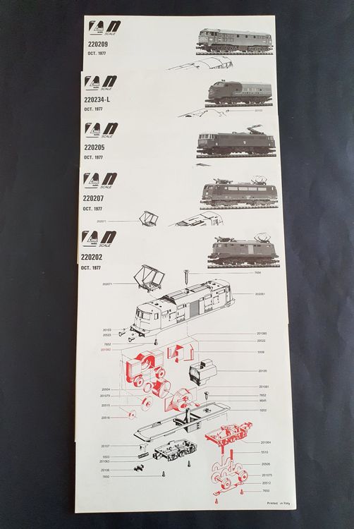 LIMA Ersatzteil-Katalog, catalogue pièces rechange, 1977 (Gebraucht) in ...